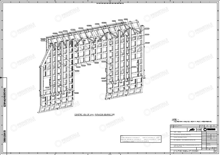 Isometric View of Wall Expansion Bearing | PDF