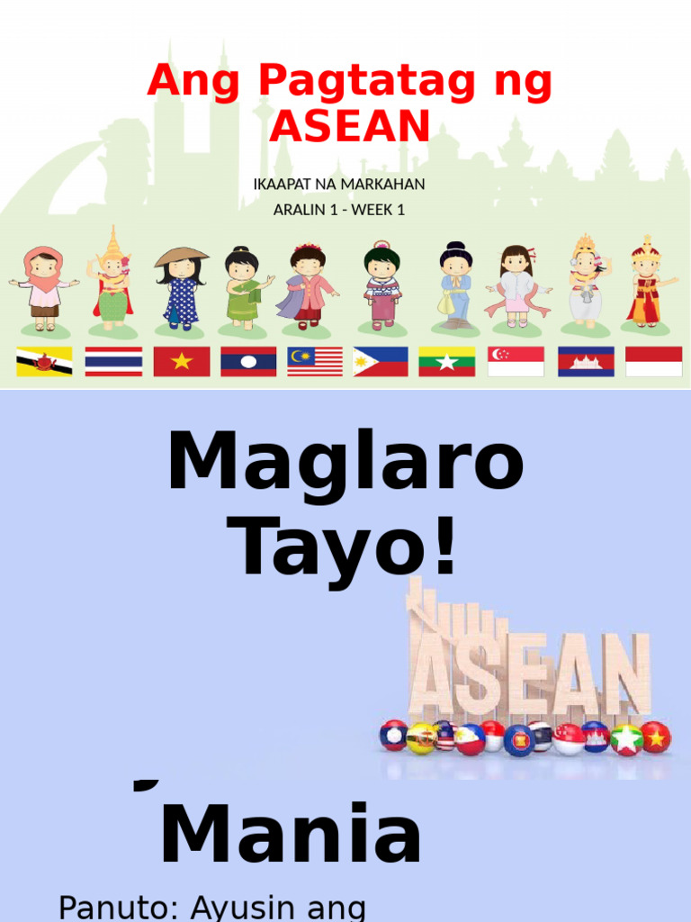 Ap7-Week1 Ang Pagtatag NG Asean | PDF