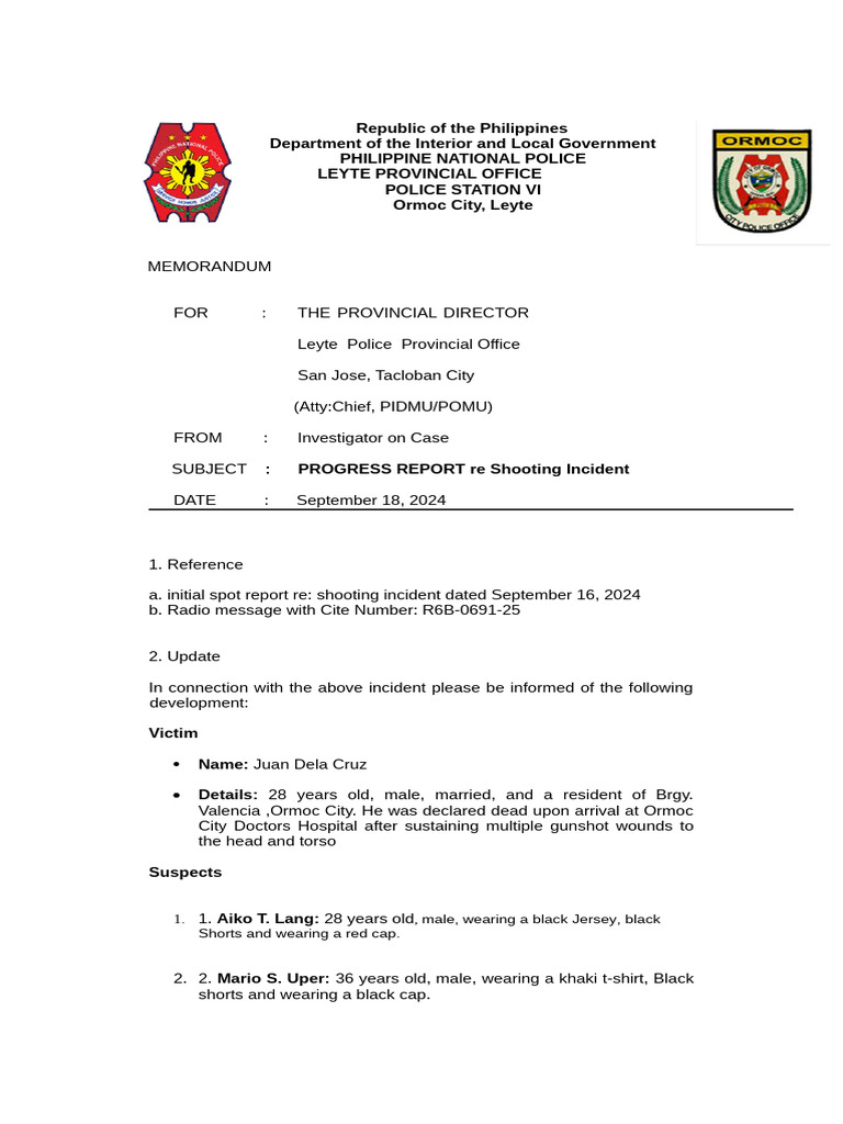 15 - Progress report | PDF | Detention (Imprisonment) | Misconduct