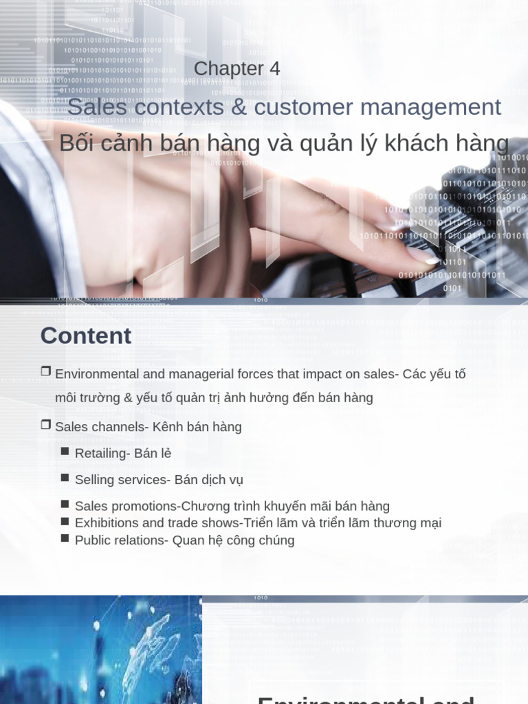 Chapter 4 - Sales Contexts and Customer Management - Self Study | PDF | Sales | Customer ...