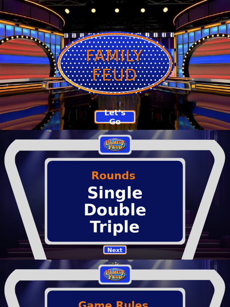 SlideEgg - 200576-Game Show PowerPoint Templates Family Feud | PDF