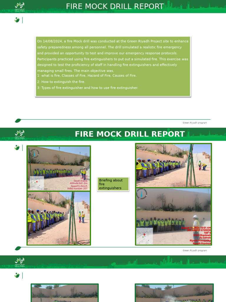 FIRE MOCK DRILL REPORT | PDF
