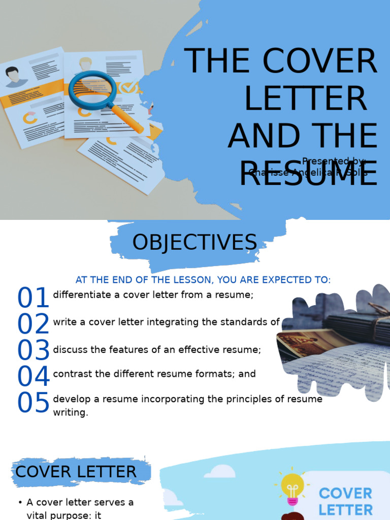 Cover Letter and Resume | PDF | Résumé | Human Communication