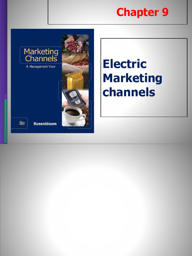 Chap09_Electric Marketing Channels | PDF | Marketing | Smartphone