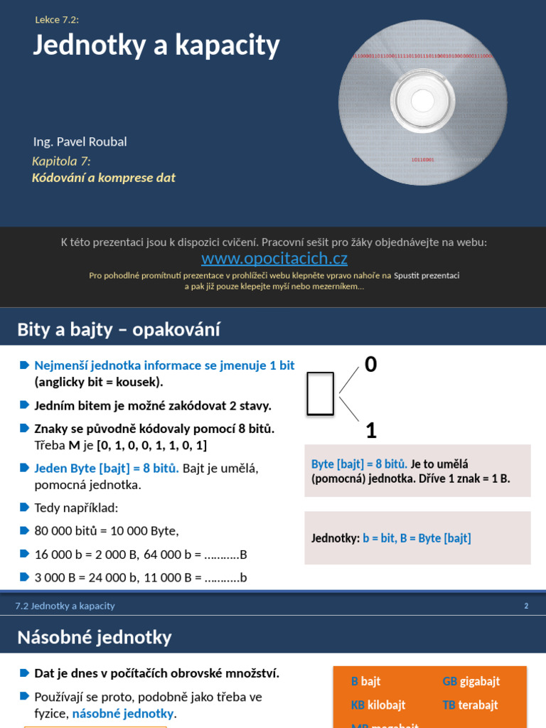 07-02 Jednotky A Kapacity - Kopie | PDF