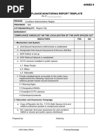 Barangay Fund Utilization Report Format | PDF | Economies