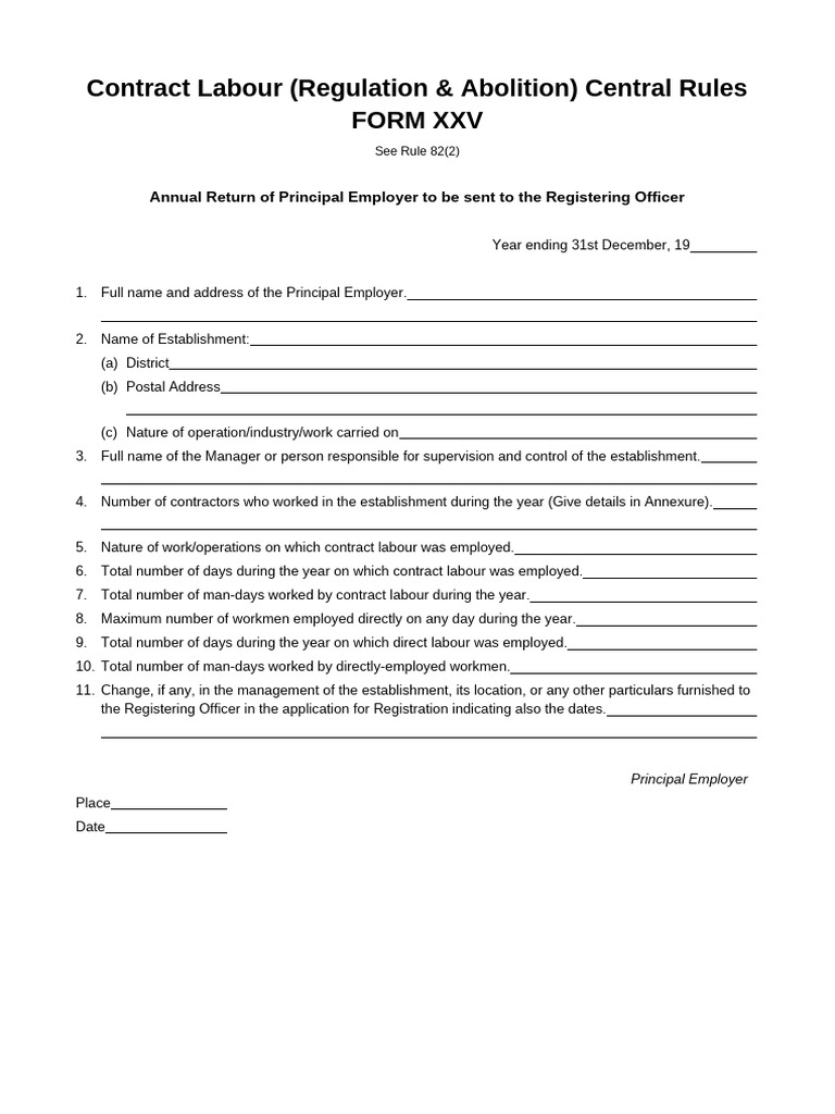 FORM XXIV RULE 82 (1) | PDF