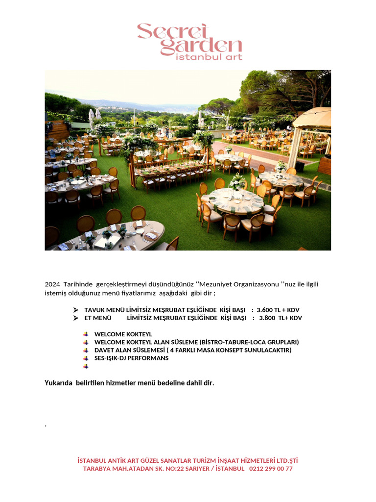 MEZUNİYET TEKLİF DOSYASI 2024. | PDF