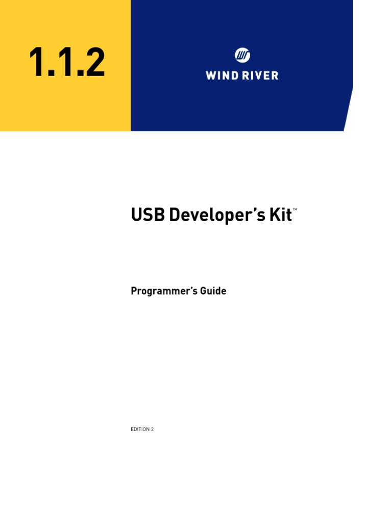 Usb Developers Kit Programmers Guide 1.1.2 | PDF | Device Driver | Usb