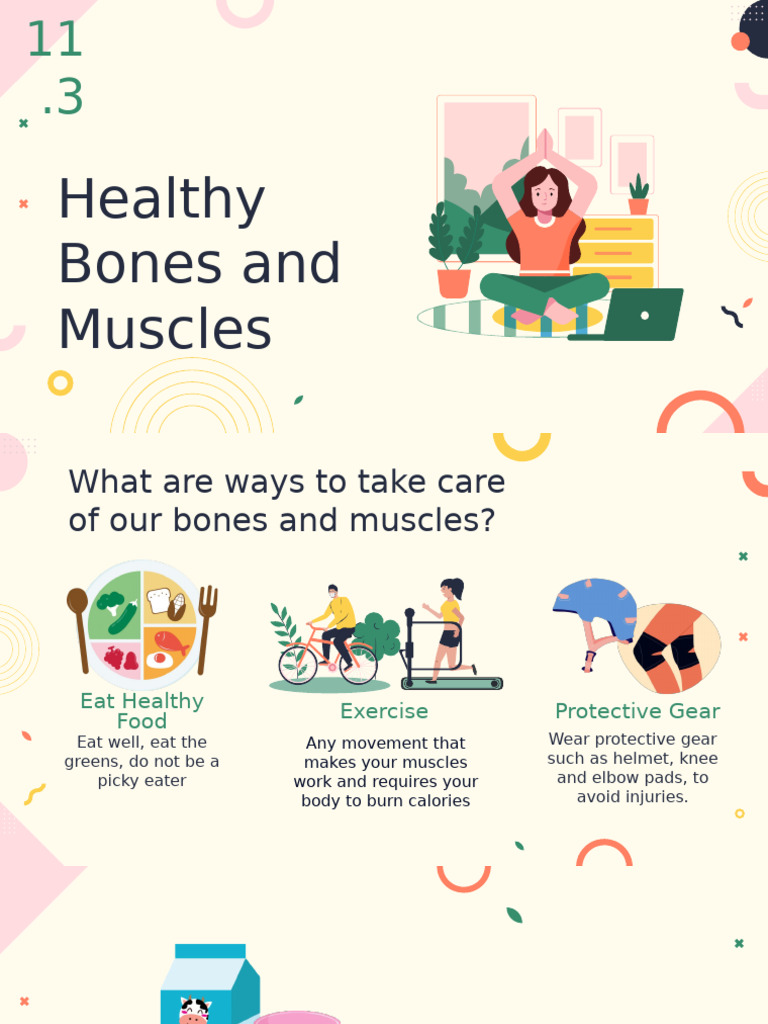 11.3 Healthy Bones and Muscles & 11.4 Teeth | PDF | Tooth | Foods