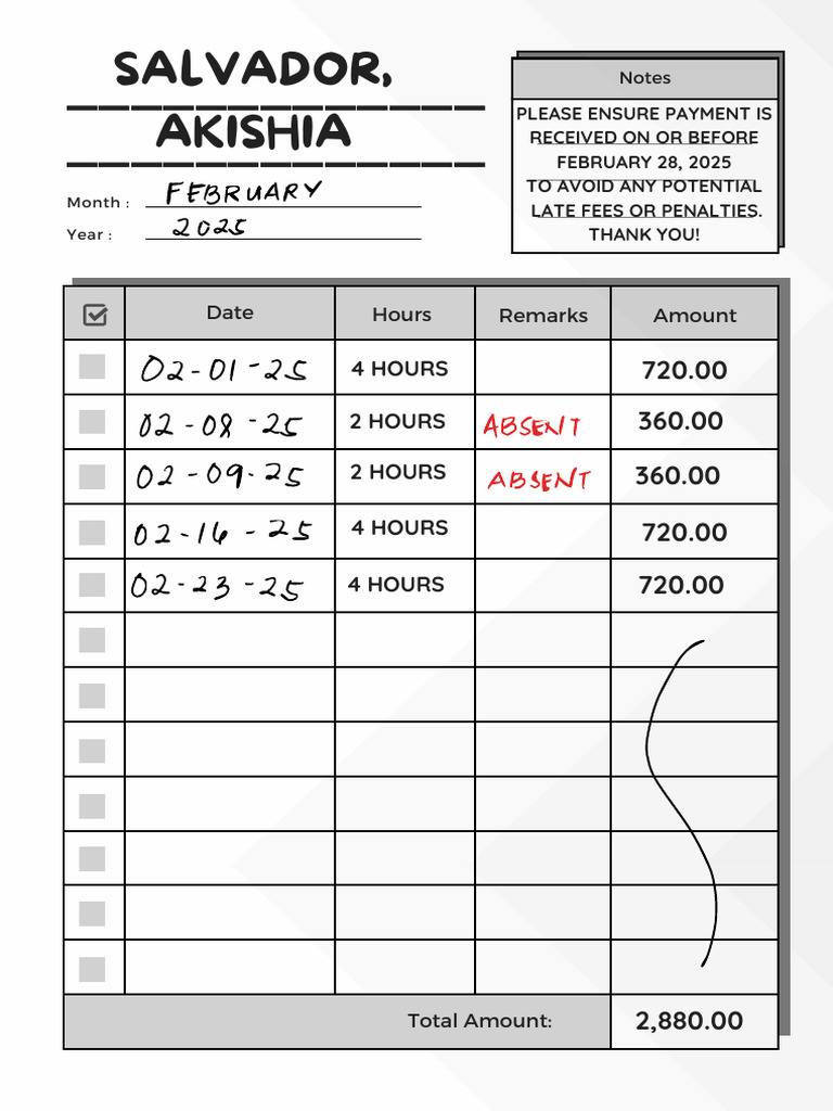 Black and Grey Minimalist Bill Checklist Planner - 20250225 - 151449 ...