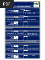 Employee Productivity Report Template in Excel | PDF