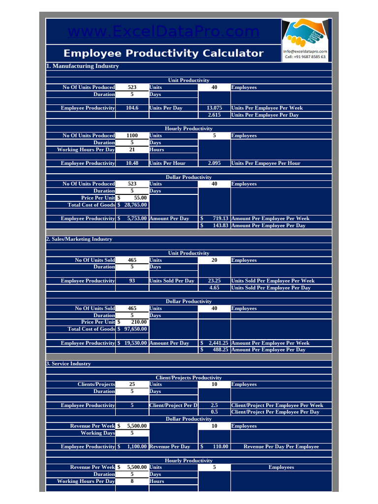 Employee Productivity Analysis Tool | PDF | Business Economics | Economies