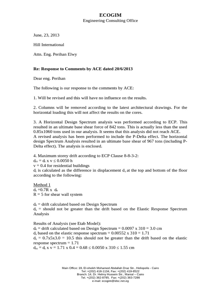 ACE Comments-20-6-2013-Response | PDF | Mechanical Engineering ...