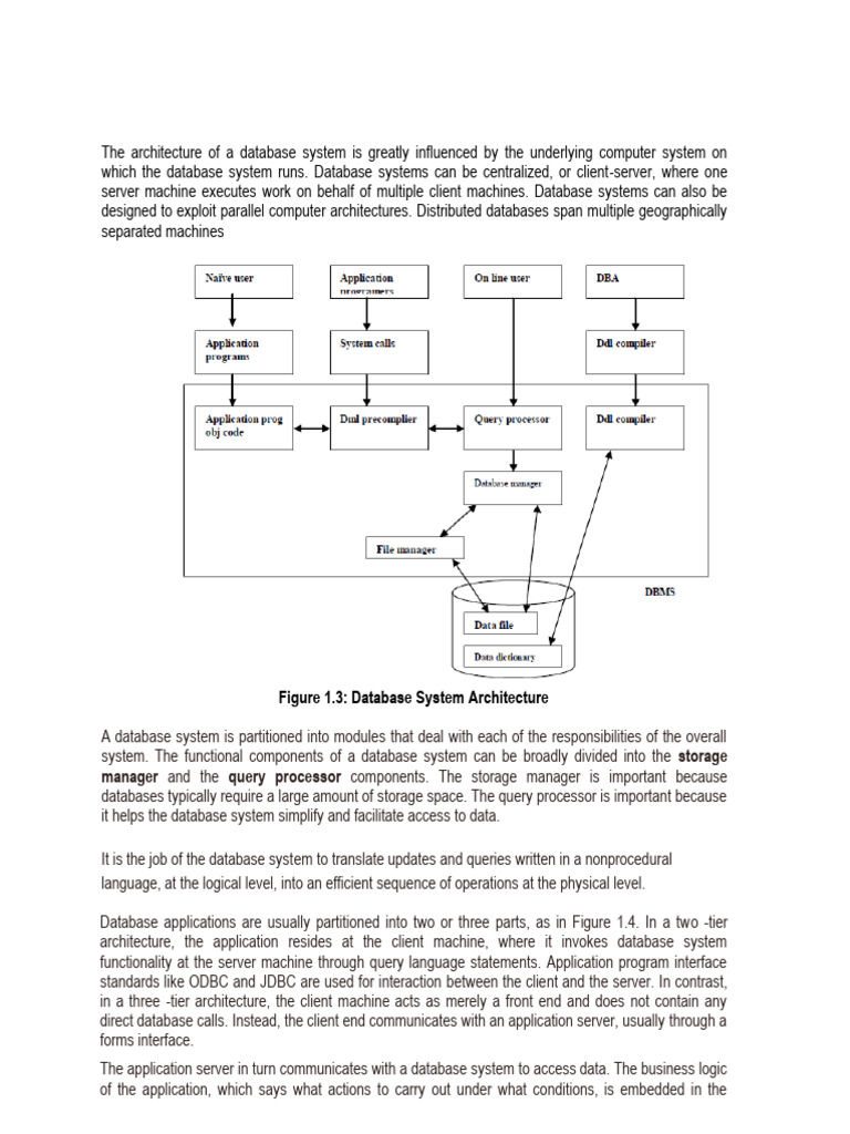 TOPIC III - Database Architecture | PDF | Databases | Database Transaction