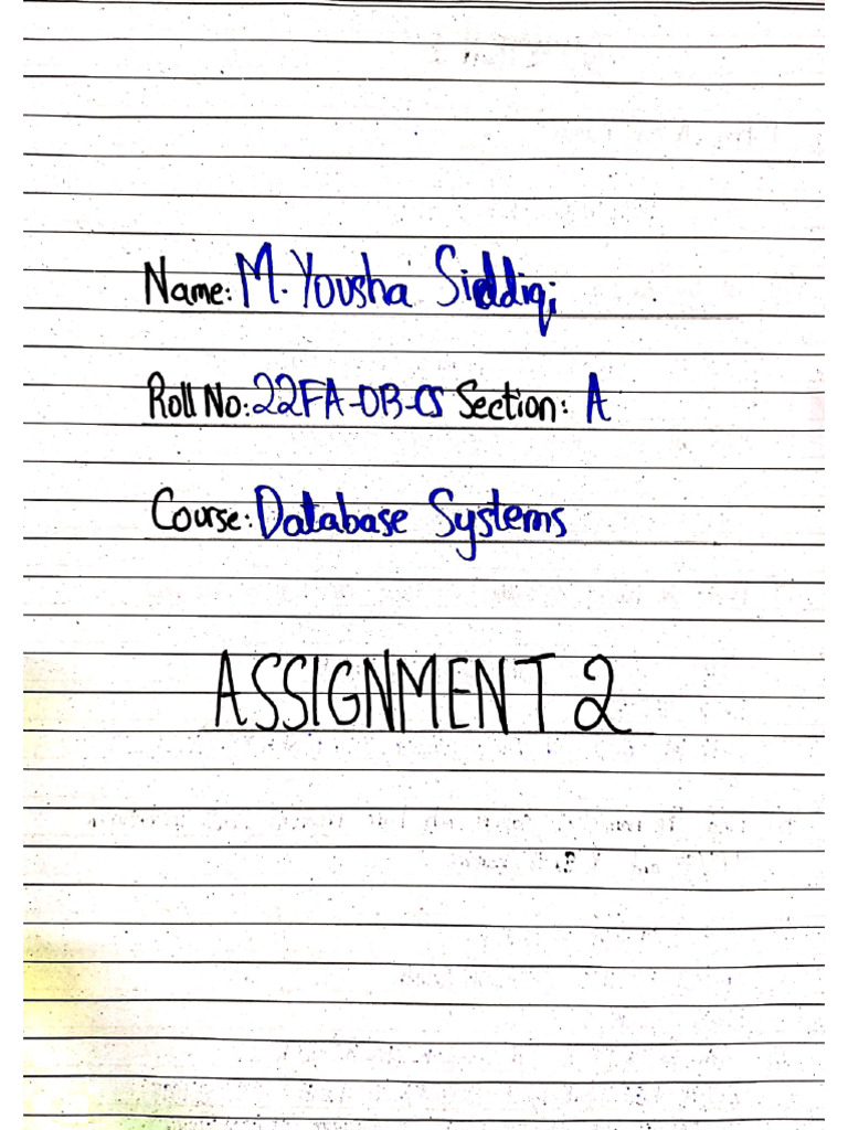 Handwritten Queries | PDF