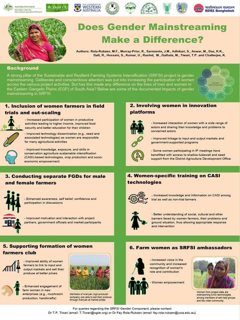 Gender Mainstreaming.v15 | PDF | Agriculture | Social Psychology