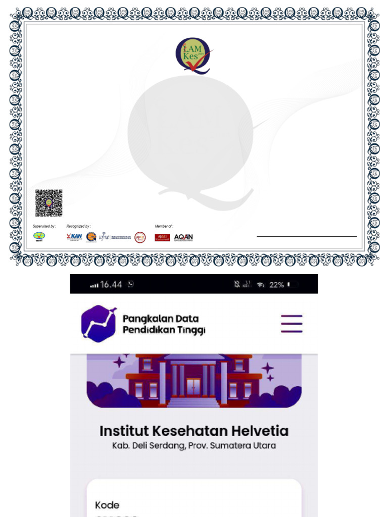 Sertifikat Akreditasi | PDF