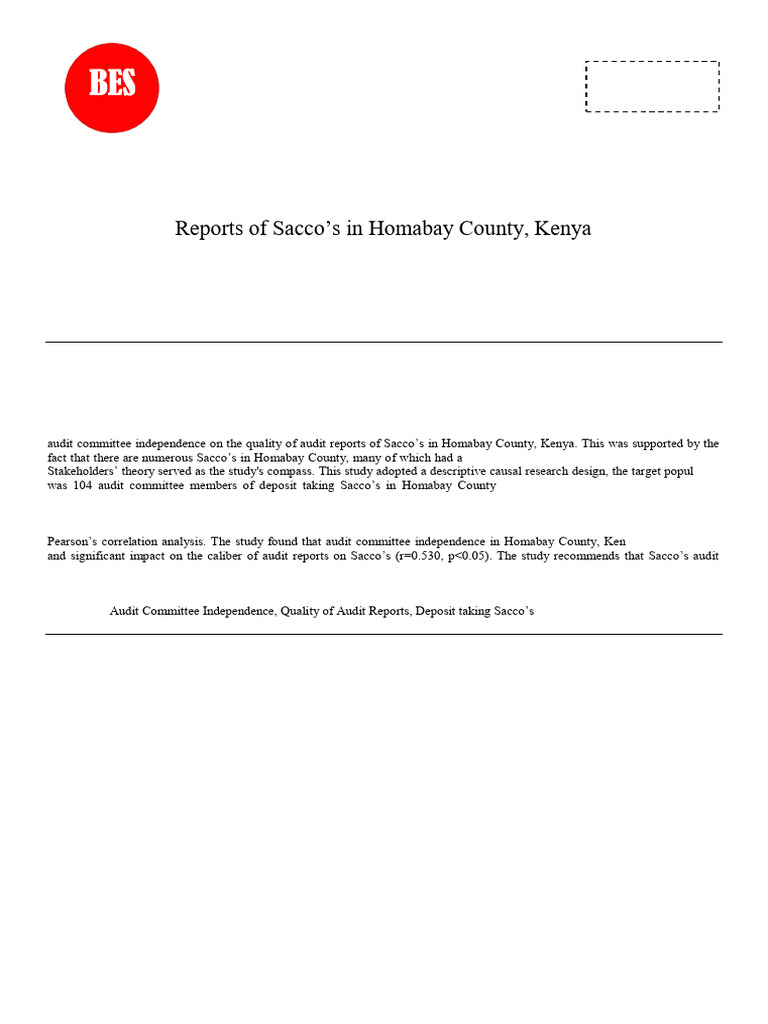 Audit Committee Independence | PDF | Audit | Statistics