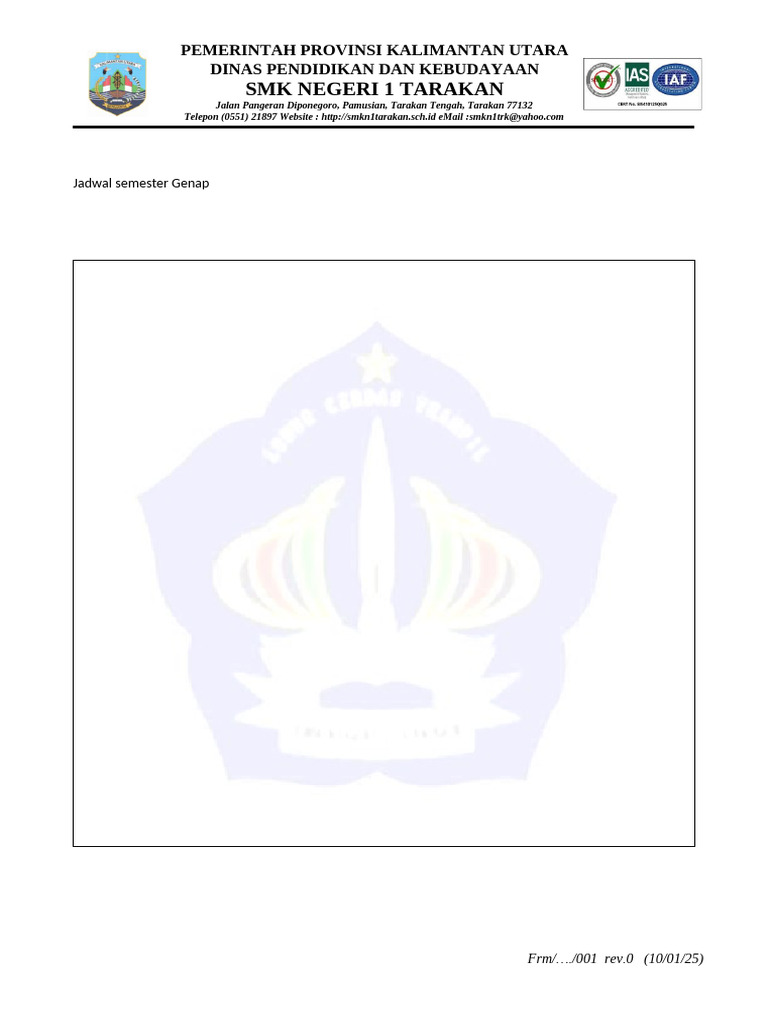 Penggunaan Logo pada Dokumen Internal (FRM_CHK) | PDF