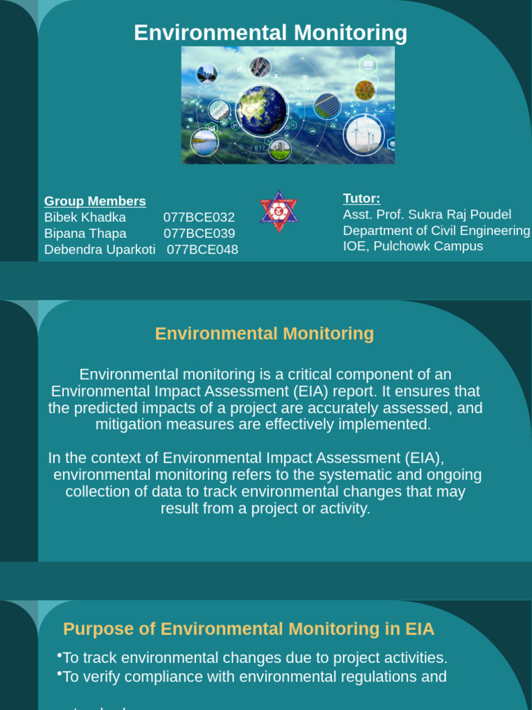 Environmental Monitoring in EIA Reports | PDF | Environmental ...