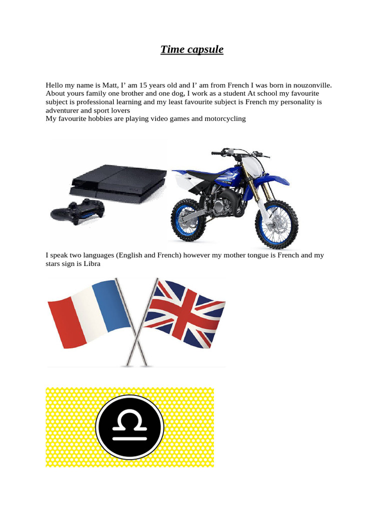 Matt Wehrmuller Cap1mv Time Capsule | PDF