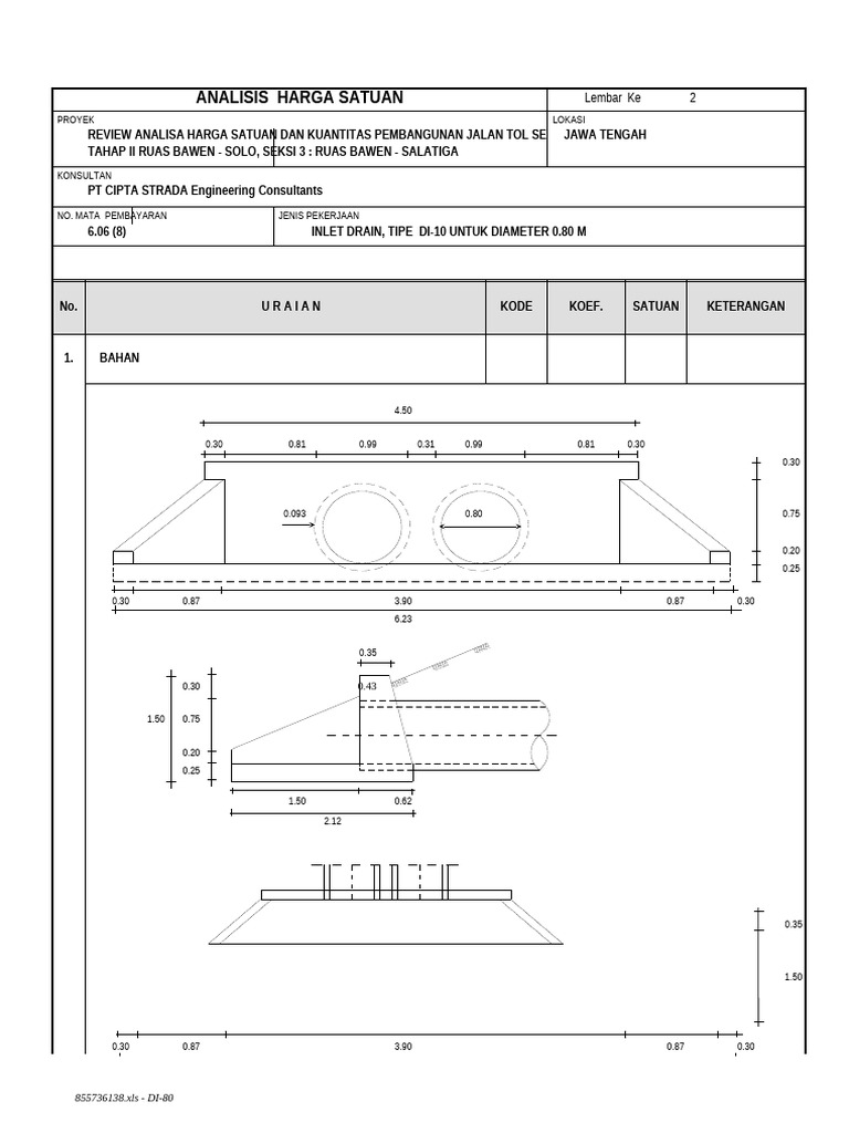 Bab 06 Inlet RCP Double | PDF
