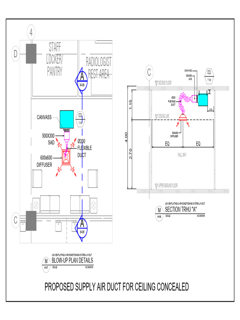 Ceiling Concealed Supply Air Duct | PDF | Building Automation ...