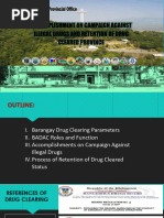 Guidelines for Drug-Cleared Barangays | PDF | Justice | Crime & Violence
