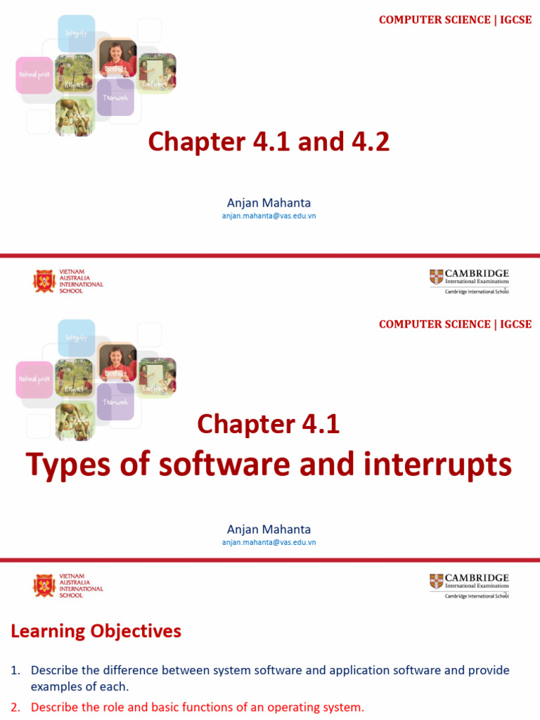 4 - 1 - 2 - Types of Software and Interrupts - TeacherVersion | PDF | Assembly Language | Software