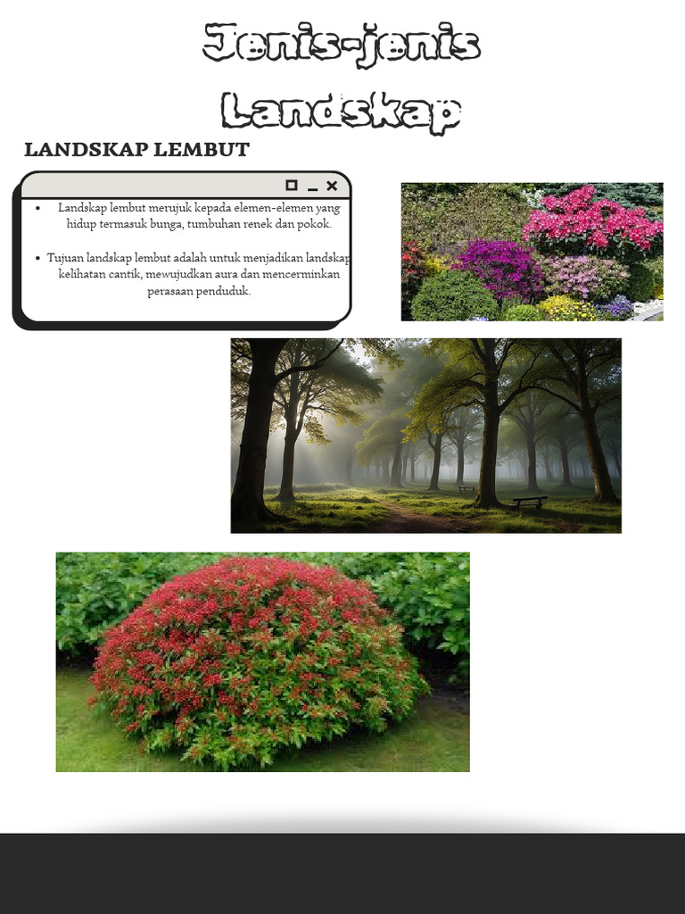 jENIS LANDSKAP | PDF