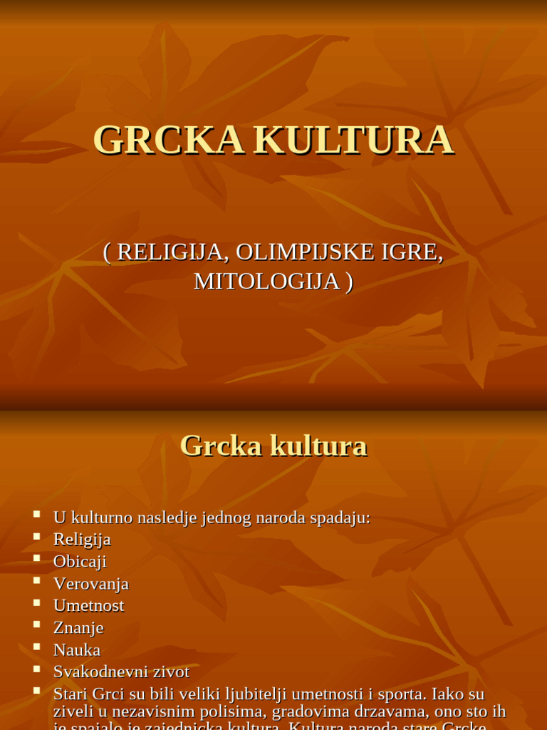 9 1 - Grcka-Kultura | PDF