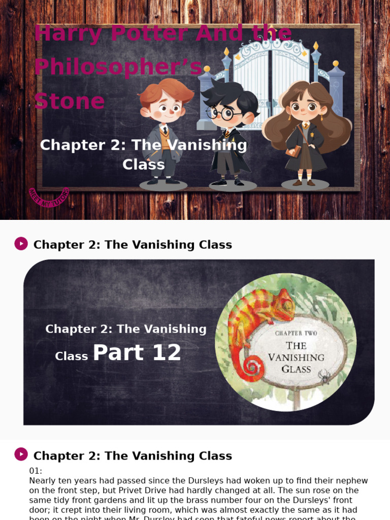 Chapter 2-PPT-The Vanishing Class | PDF