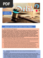 Perbandingan Delik Materiil dan Formil | PDF