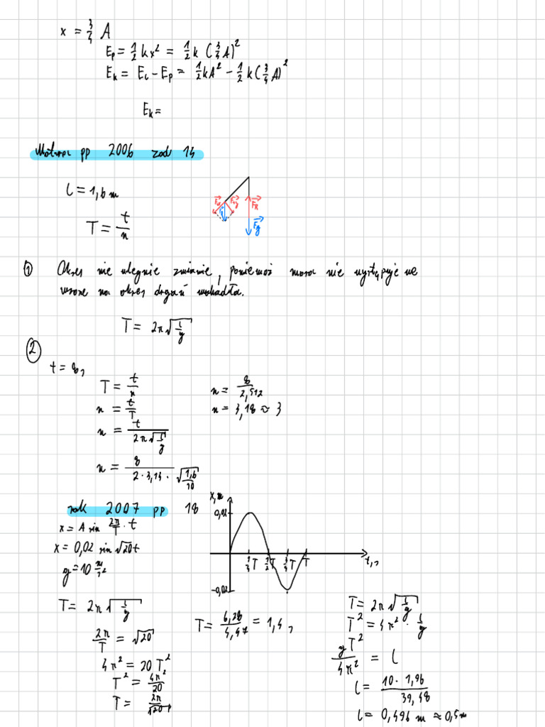 Physics Calculations and Formulas | PDF
