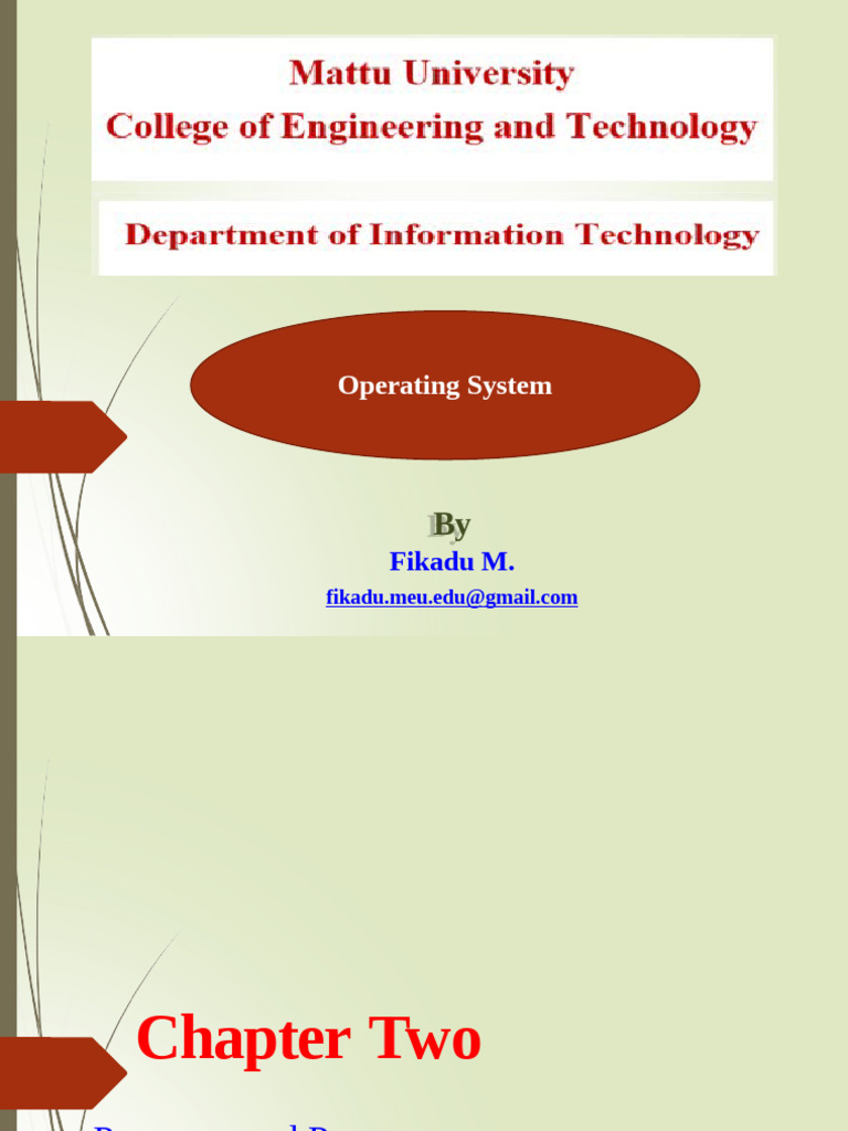 # Operating System (CH 2) | PDF | Process (Computing) | Scheduling (Computing)