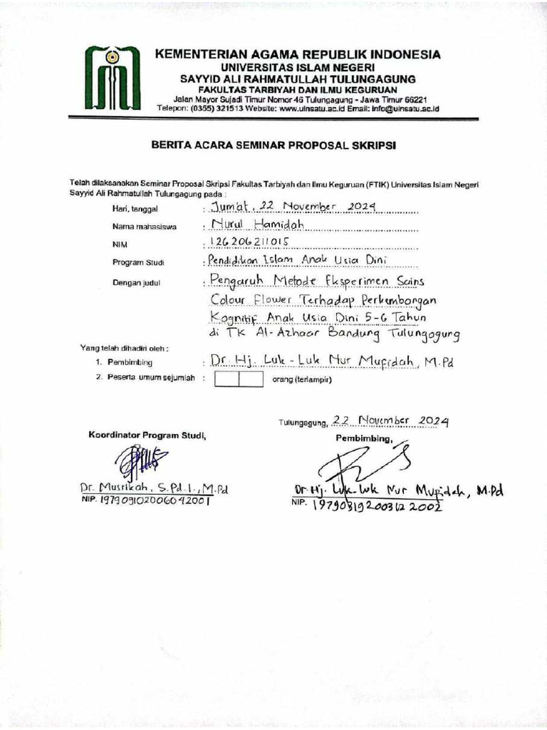 Berita Acara Nurul Hamidah_sempro gel 3 (1)_compressed_compressed-compressed | PDF