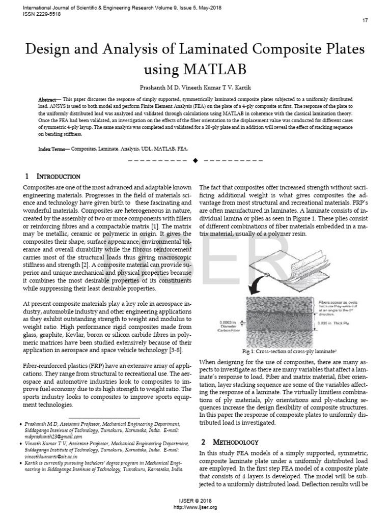 DESIGN-AND-ANALYSIS-OF-LAMINATED-COMPOSITE-PLATES-USING-MATLAB | PDF ...