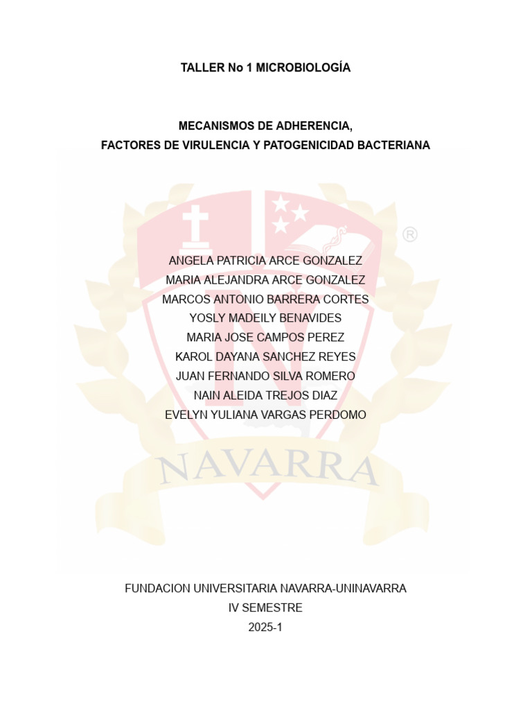 Taller de Patogenicidad Bacteriana | PDF | Bacteriófago | Las bacterias