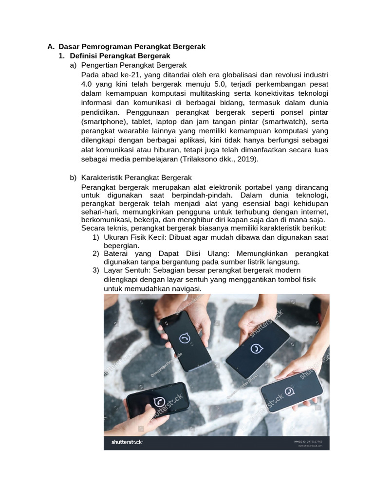 Pemrograman Perangkat Bergerak Modern | PDF