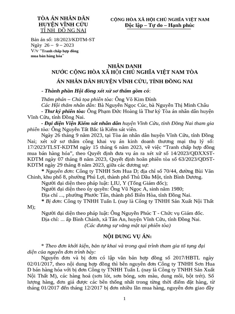18 2023 KDTM-ST Dong Nai | PDF