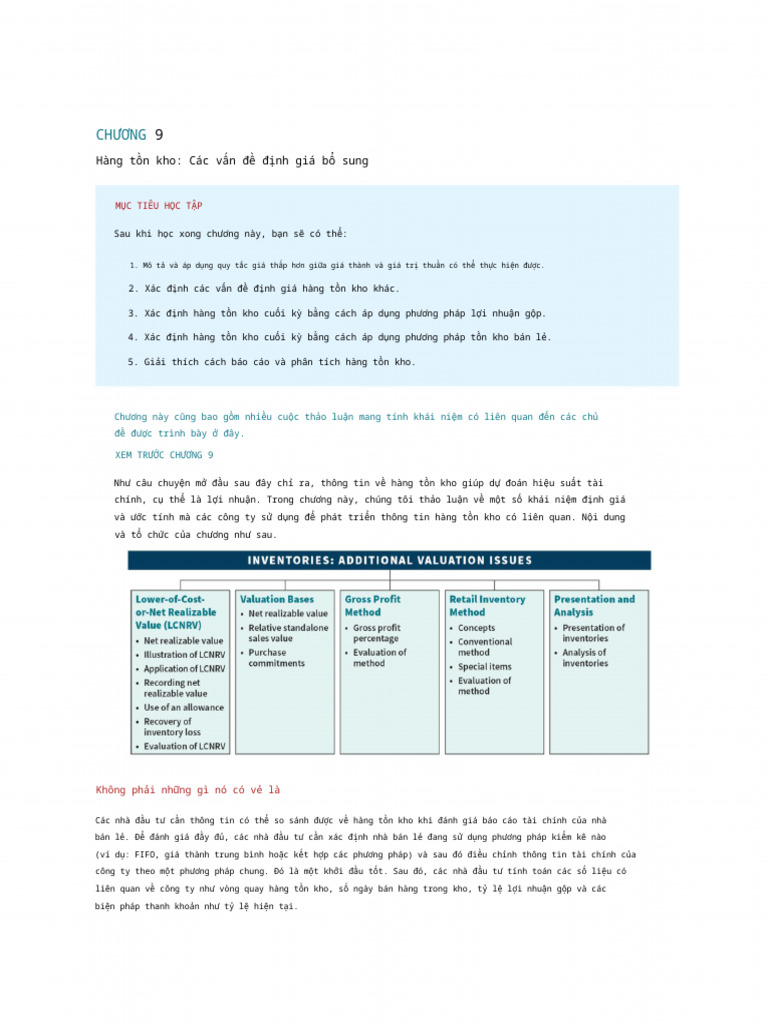 ch Textbook Inventory Other measurement issues | PDF