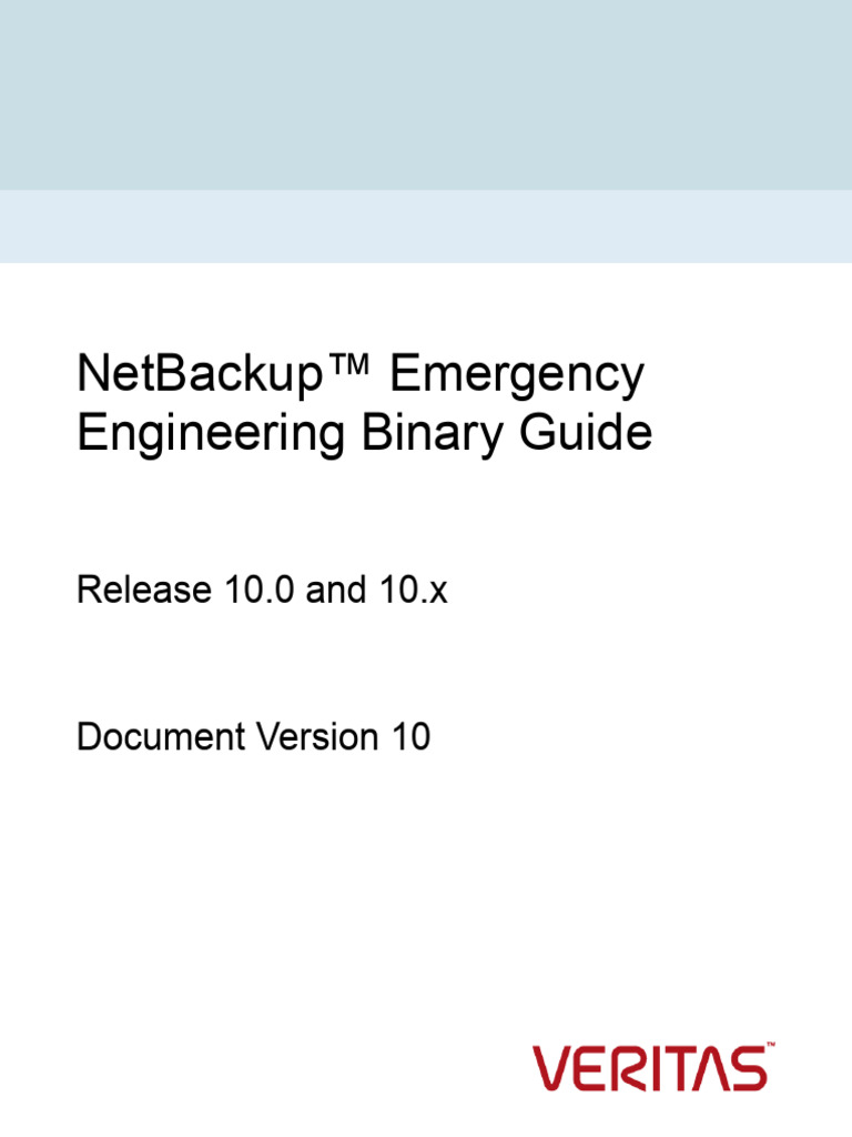 NetBackup10 EEB Guide | PDF | Backup | License