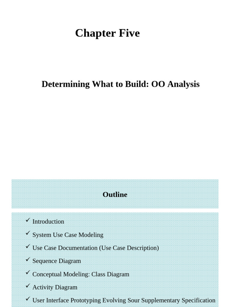 Chapter 5 | PDF | Use Case | Software Prototyping