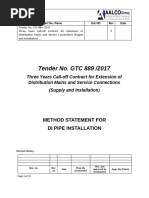 Methodology - Statement For PHE Work - DRA Homes Project | PDF | Pipe ...