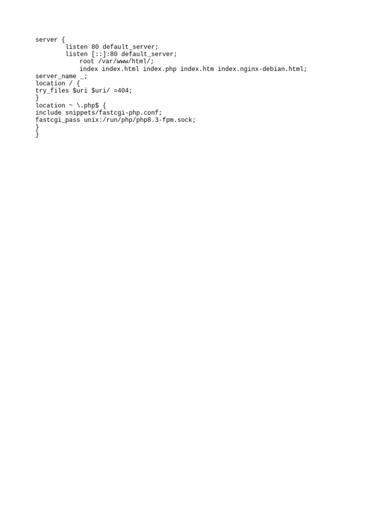 Parameter Dasar Nginx | PDF