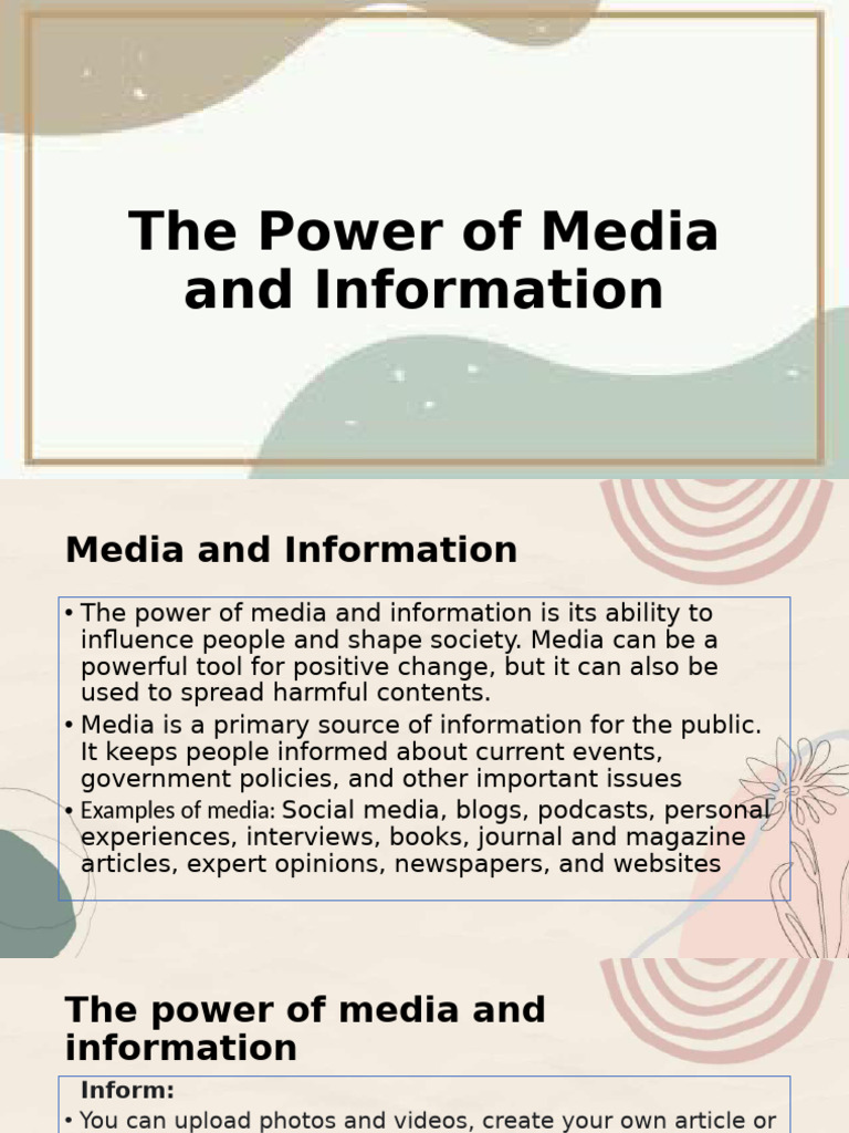 The Impact of Media on Society | PDF | Mass Media | Consumer Behaviour