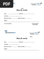 Bon de Transfert N° 001/2023 | PDF