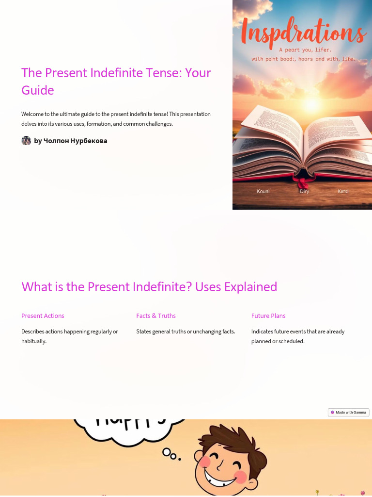 Mastering the Present Indefinite Tense | PDF | Grammatical Tense | Verb