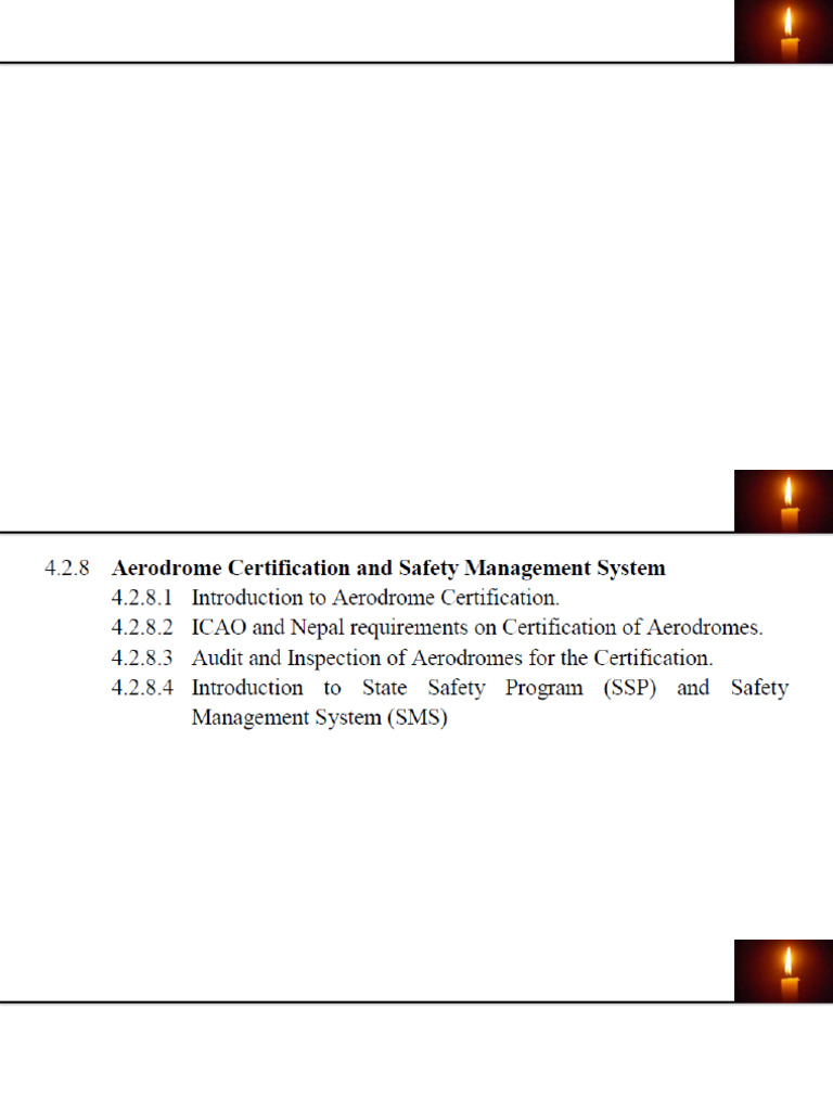 Aerodrome Certification & Safety | PDF | Audit | Safety